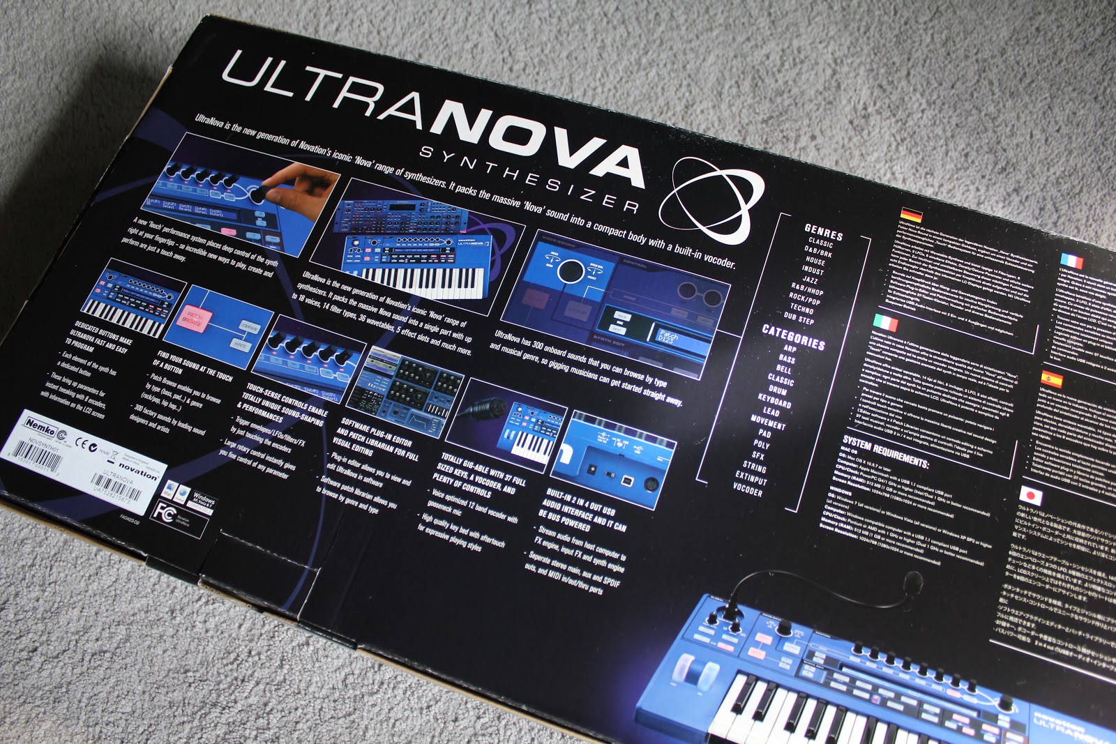 MATRIXSYNTH: Novation UltraNova Unboxing Shots & Upcoming Reviews