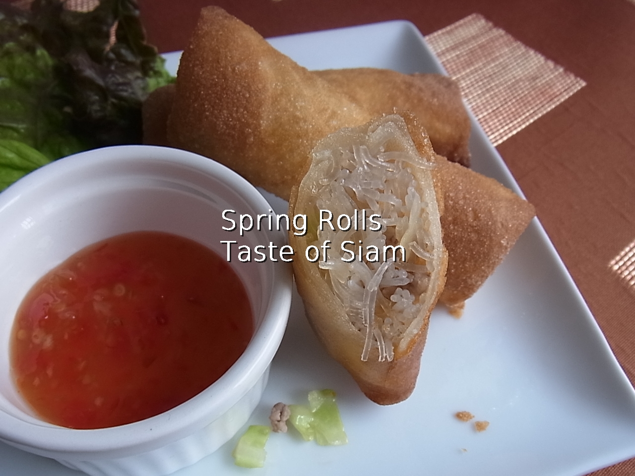 Spring Rolls - Taste of Siam