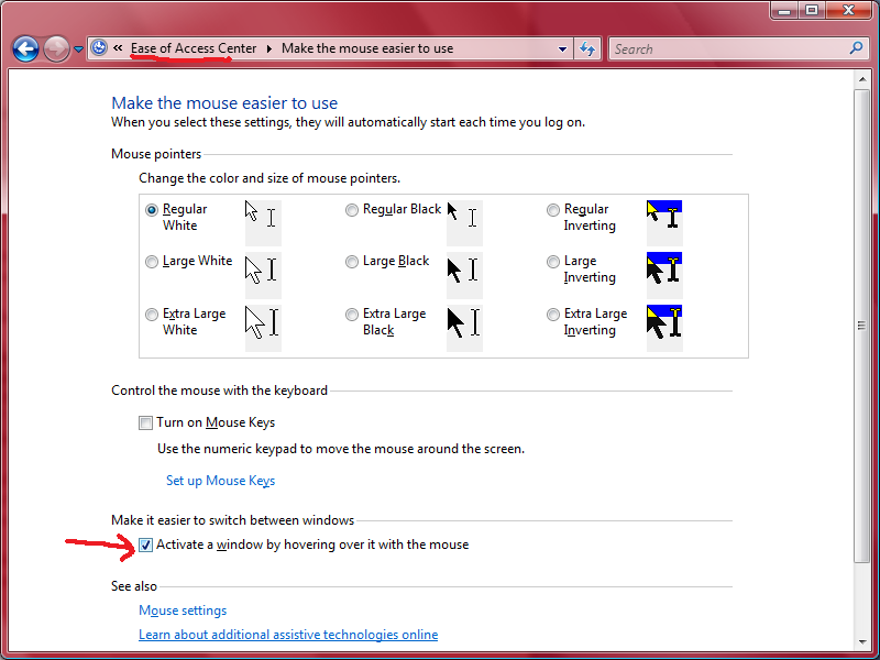 Activate Windows by Hovering Over Them- Windows Vista tips | Mobile ...