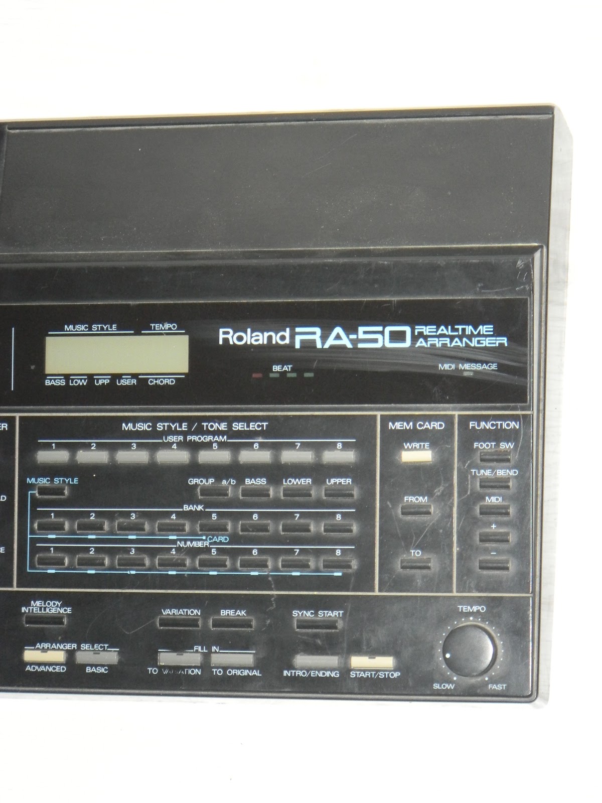Infrequent Sound [sex.tex] technology: Roland RA-50 Realtime Arranger