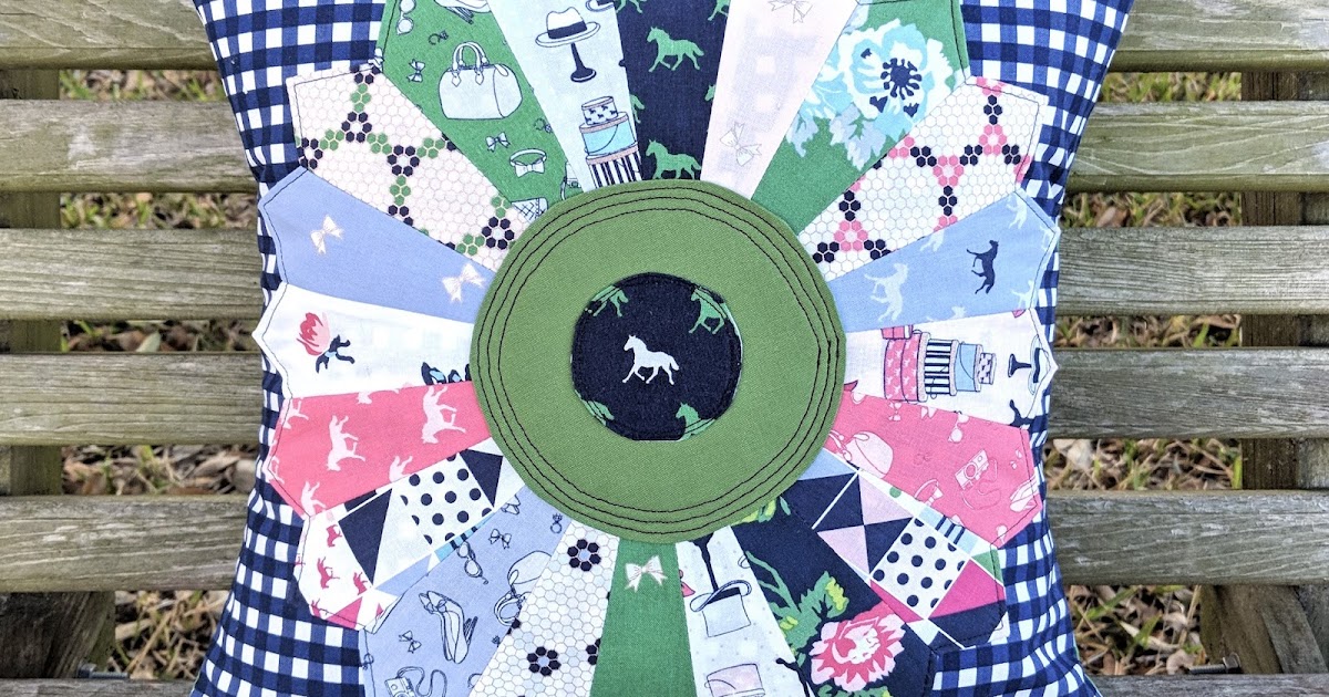 Fabric Mutt: Derby Day Pillow