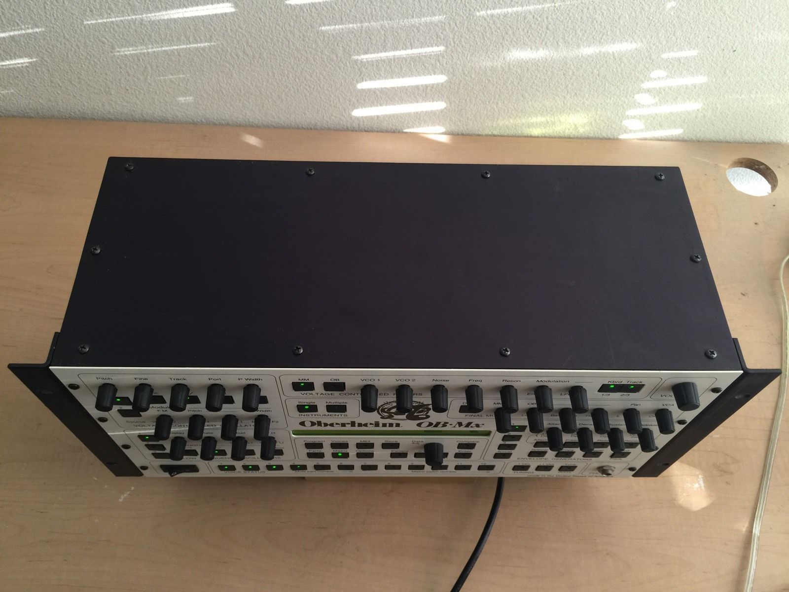 MATRIXSYNTH: Vintage Oberheim OB-MX 4-Voice Analog Rack Synthesizer SN ...