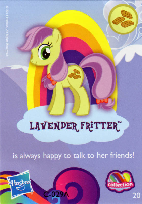 MLP Lavender Fritter Blind Bag Cards | MLP Merch
