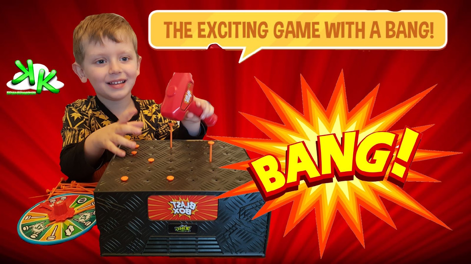 Zing Toys Blast Box Challenge with Kouli Kollector and Dad!