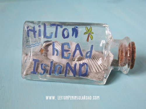 Make It: Beach Vacation Memory Jar | Left on Peninsula Road