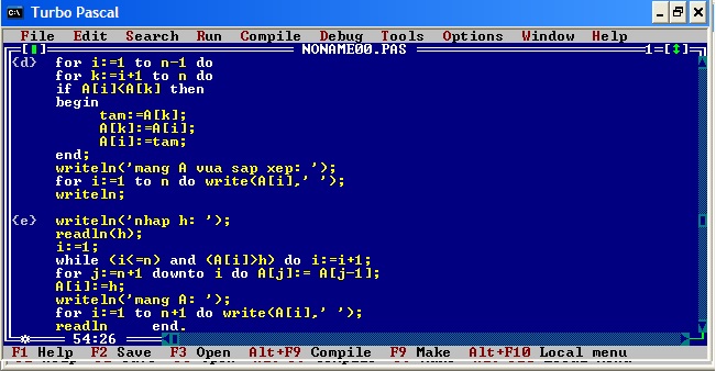 MỘT SỐ DẠNG BÀI TẬP PASCAL 11 ~ Thích Khám Phá