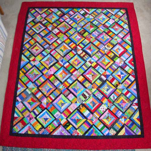 Quilt Today: Scrappy String Quilt Tutorial