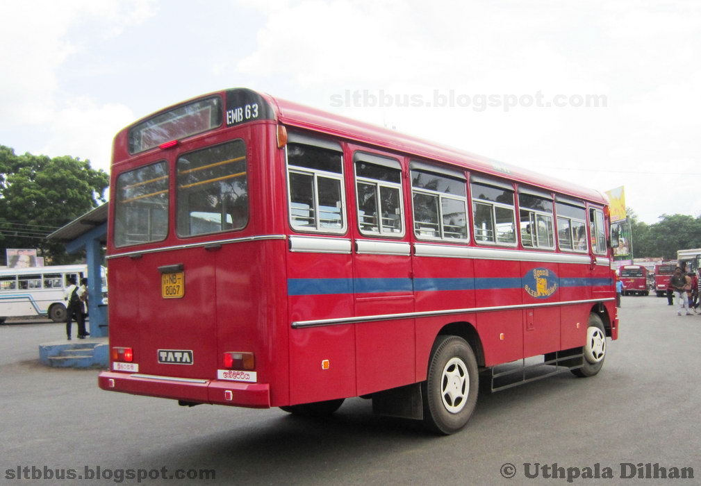 SLTB buses - ශ්‍රී ලංගම බස්: Antony bodied TATA LP 1512/42 Turbo bus ...