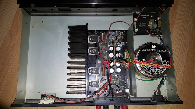 the cambridge audio p500 power amplifier