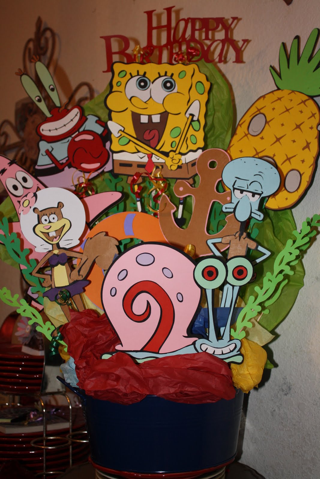 Spongebob centerpiece 2011