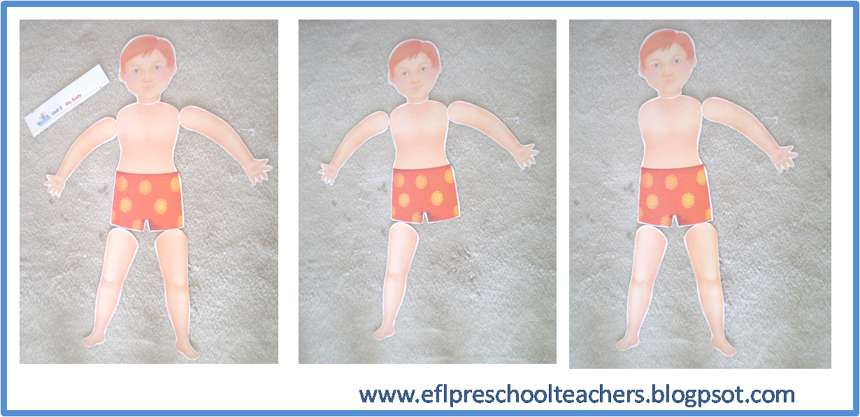 ESL/EFL Preschool Teachers: BODY THEME