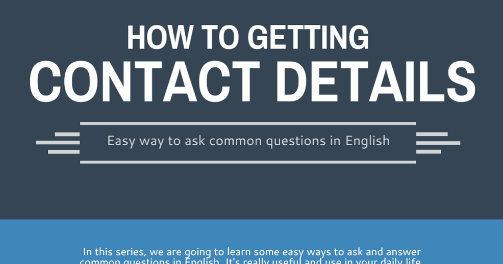 ณัฐมล เจนใจ : Infographic คู่มือ English conversations : Getting ...