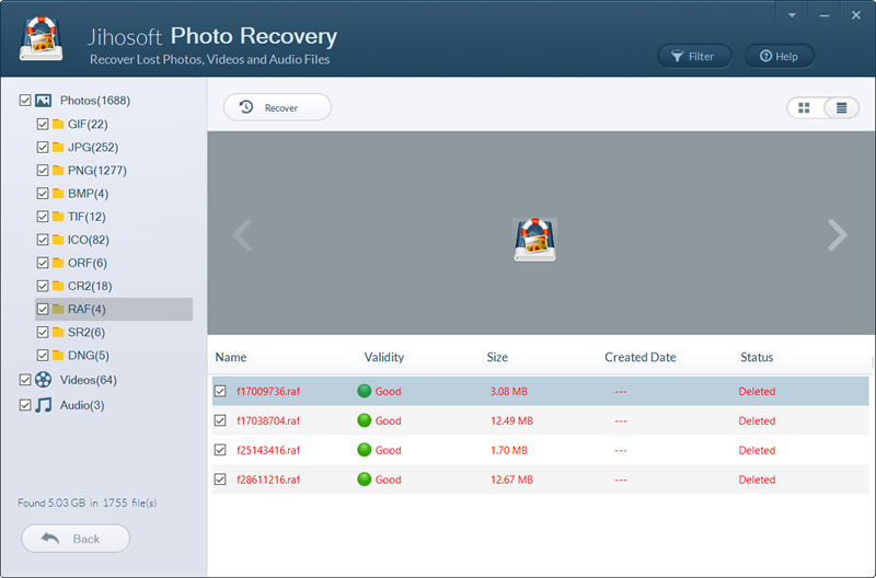 RAF File Recovery - How to Recover Deleted RAF Photos from Fujifilm Camera