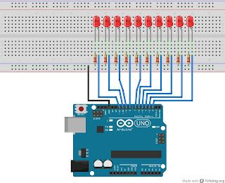 Maker Space: Arduino Lab 4 - LED跑馬燈