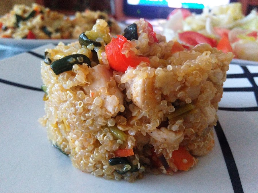 Quinoa con pollo y verduras | Cocina