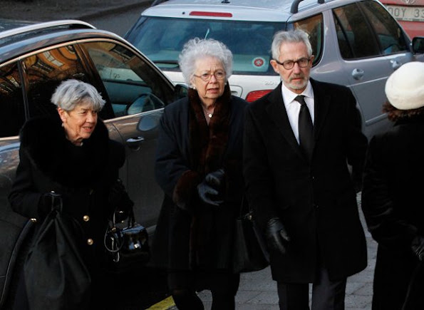 Swedish Royals attend funeral service for Ulf Dinkelspiel