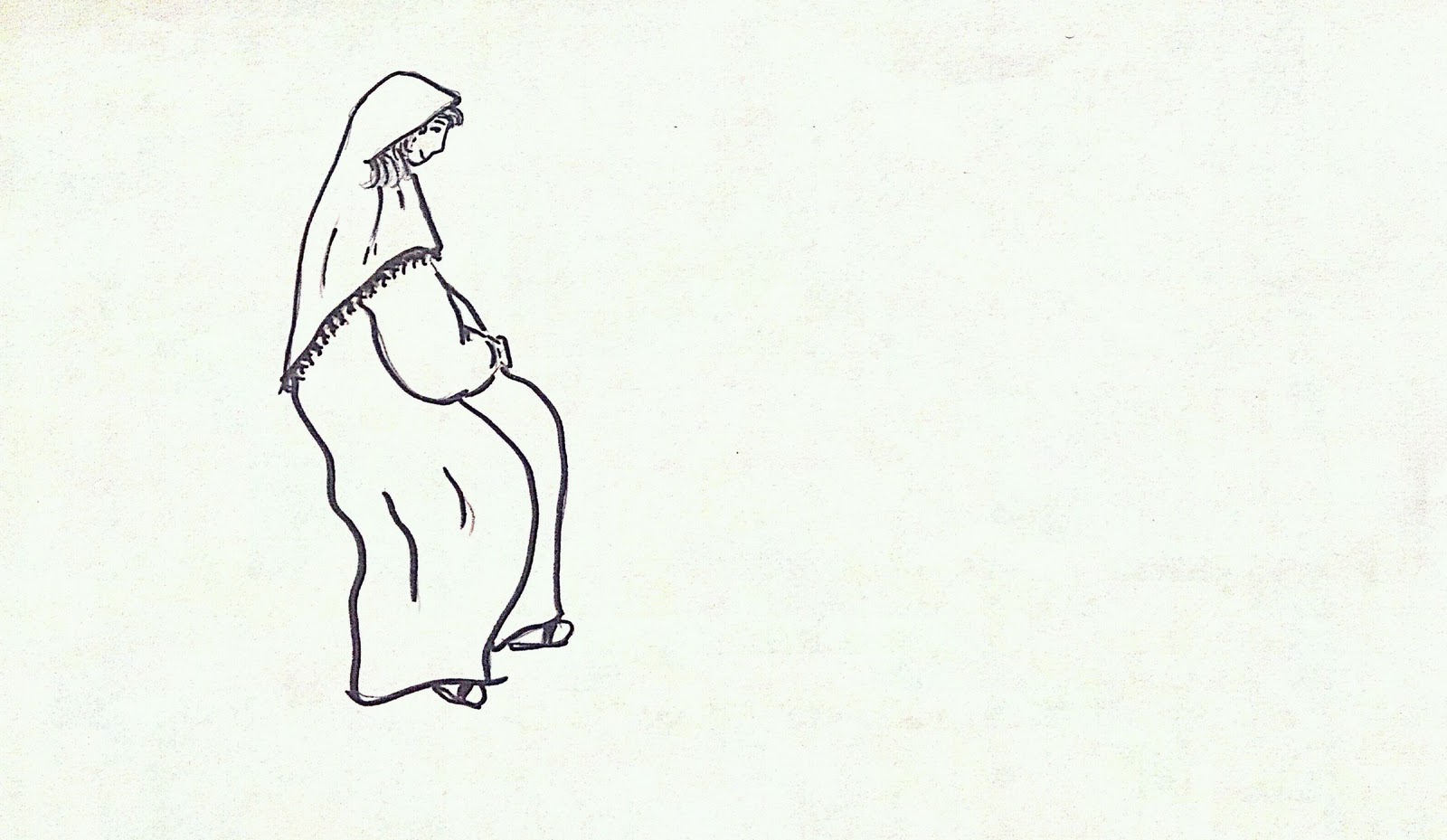 Create Your Own Wall Journey Mary And Joseph To Print Off Color And Put On The Wall