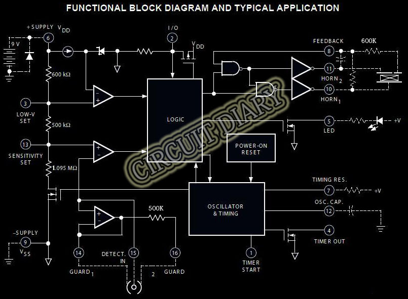Smoke Detector Circuit ~ Circuit Diary