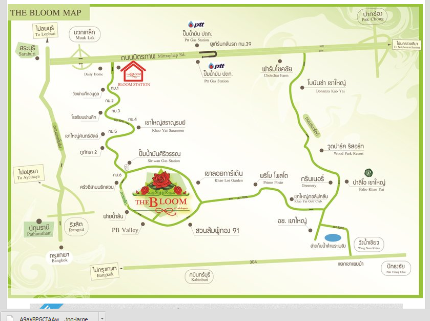 Muaklek Town: สวนดอกไม้ The Bloom by TVPool ทีวีพูล