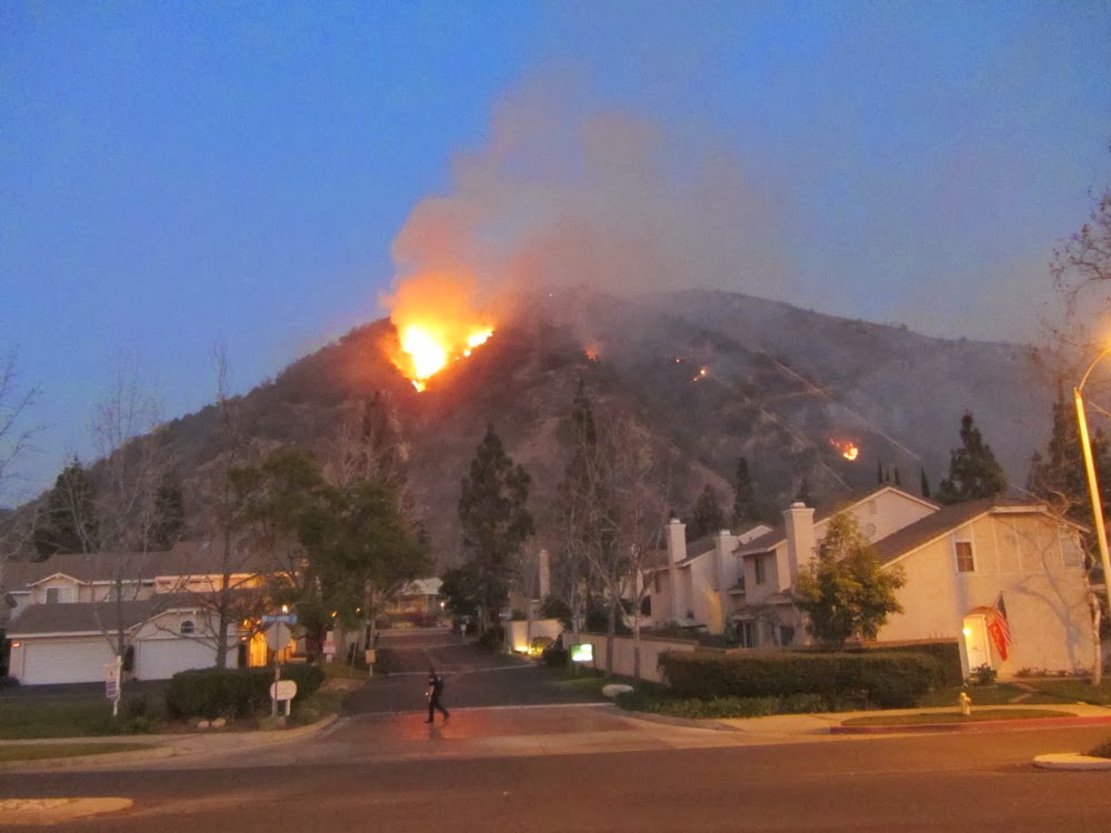 Dan's Hiking Blog: Colby Fire - January 16, 2014
