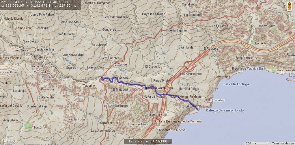SENDERISMO Y MONTAÑA: S 226, DESCENSO DE BARRANCO: BARRANCO HONDO ...