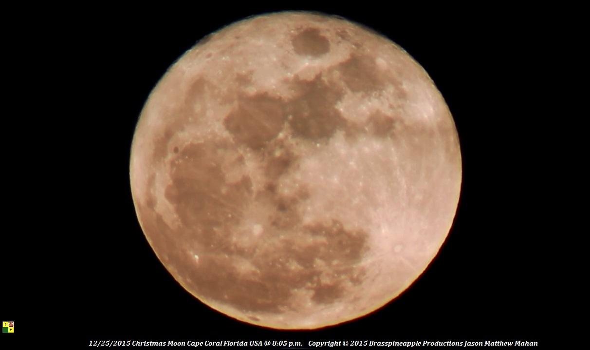 MOON from Cape Coral FLORIDA: December 2015