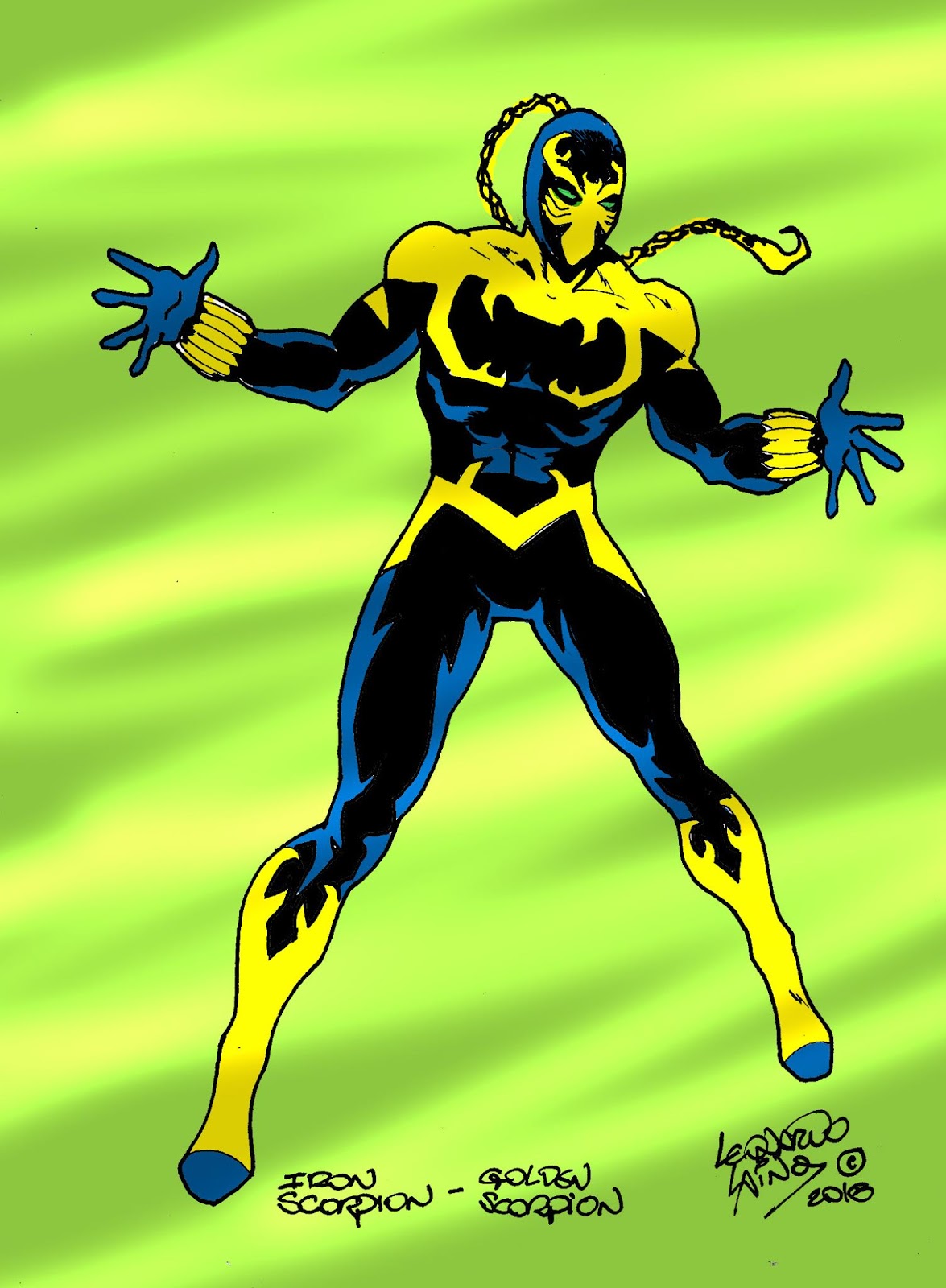 ZENITH UNIVERSE COMICS: From the past , the Iron Scorpion!