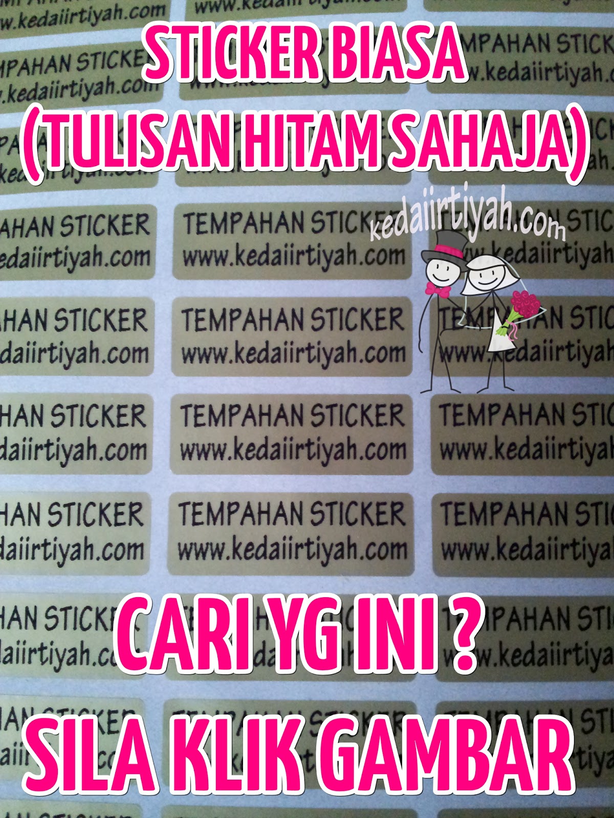 Kedai Irtiyah : STICKER WARNA === Sticker Nama | Pelekat Nama | Sticker ...