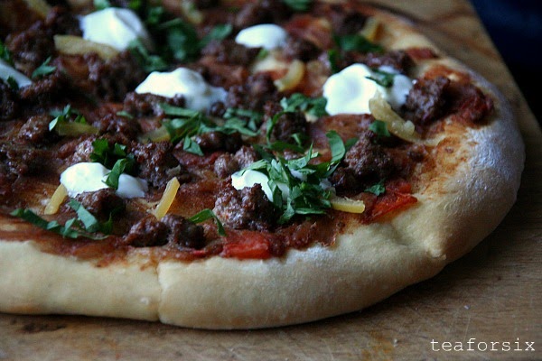 TALL Blonde's Cookbook: Lamb Pizza