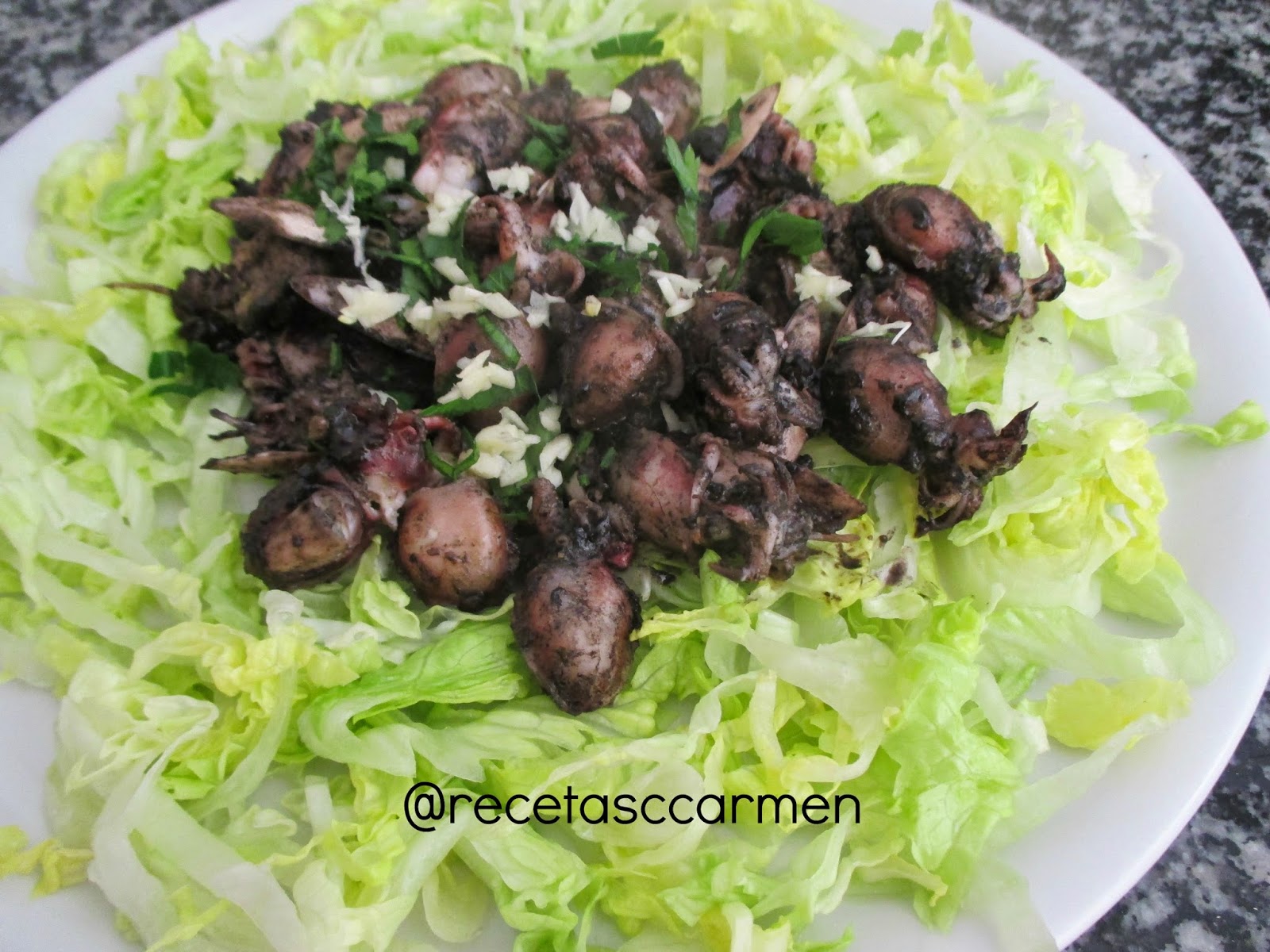 Recetas Casa Carmen: Chopitos plancha