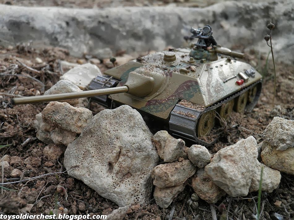 Toy Soldier Chest: Pegasus PANZER E25 e-25 Prototype Jagdpanzer Review 7602