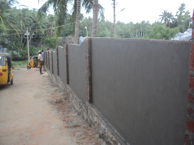 MURASANCODE PARISH: Murasancode: Church Compound Wall Works- 13/08/13