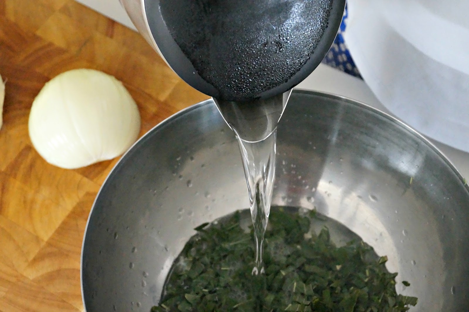 Basa Fillets Stuffed with Kalalu (Green) and Prawns Serve with Warm ...