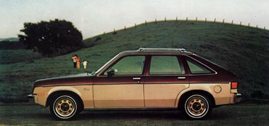 Creswheels: 198? Chevy Chevette - Burgundy/Tan