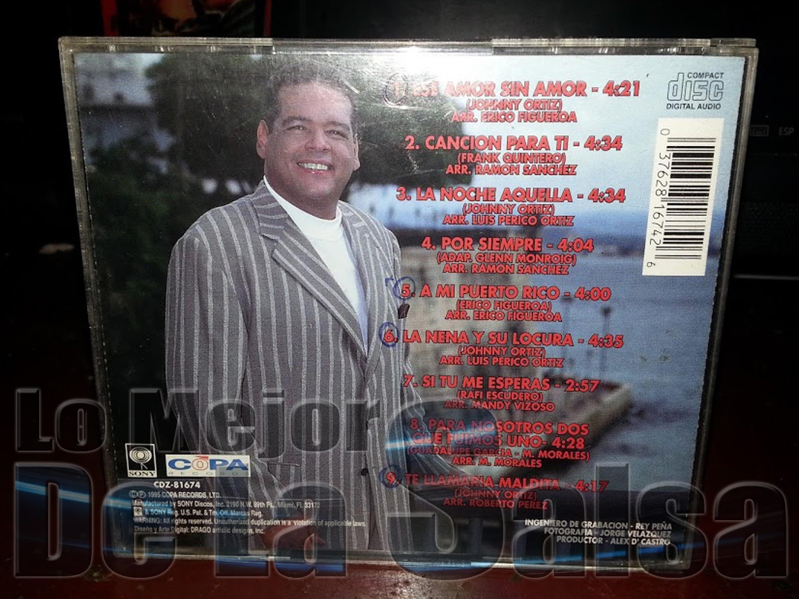 Lo Mejor de La salsa: Rafael De Jesus - A Mi Puerto Rico - 1995