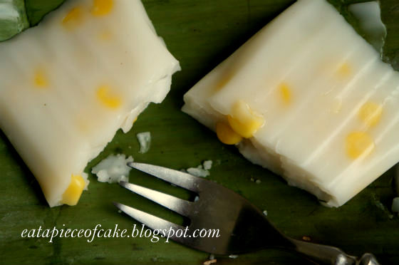 Piece of Cake: Corn Hoon Kueh
