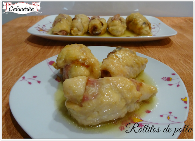 LA COCINA DE CALANDRITA: ROLLITOS DE POLLO