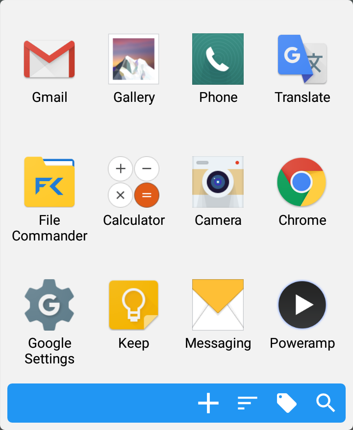 App drawer