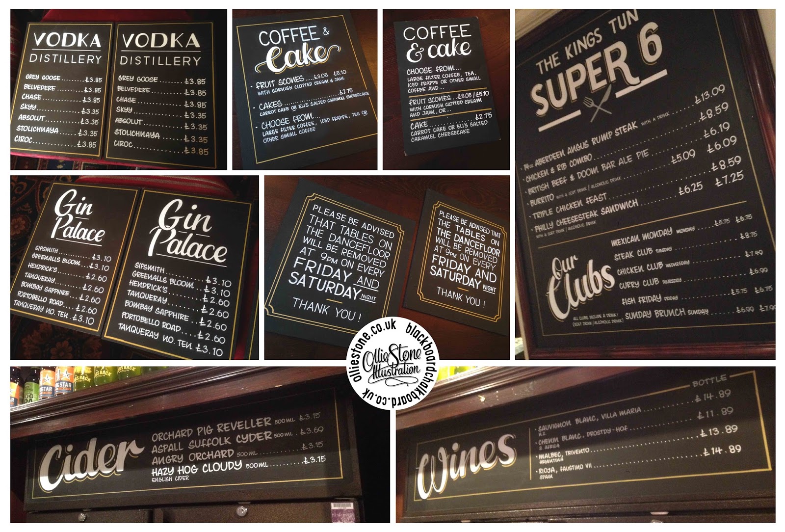 Blackboard Chalkboard Sussex by Ollie Stone: Wetherspoon pub ...