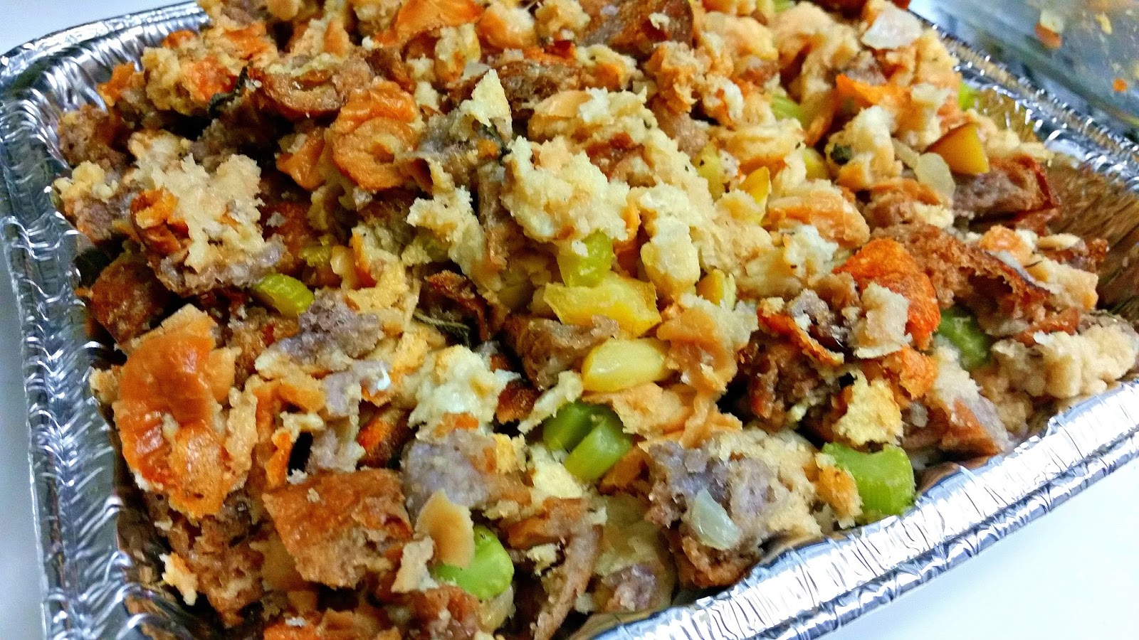 So There.: Traditional Stuffing Recipe with Apples, Celery, & Sage