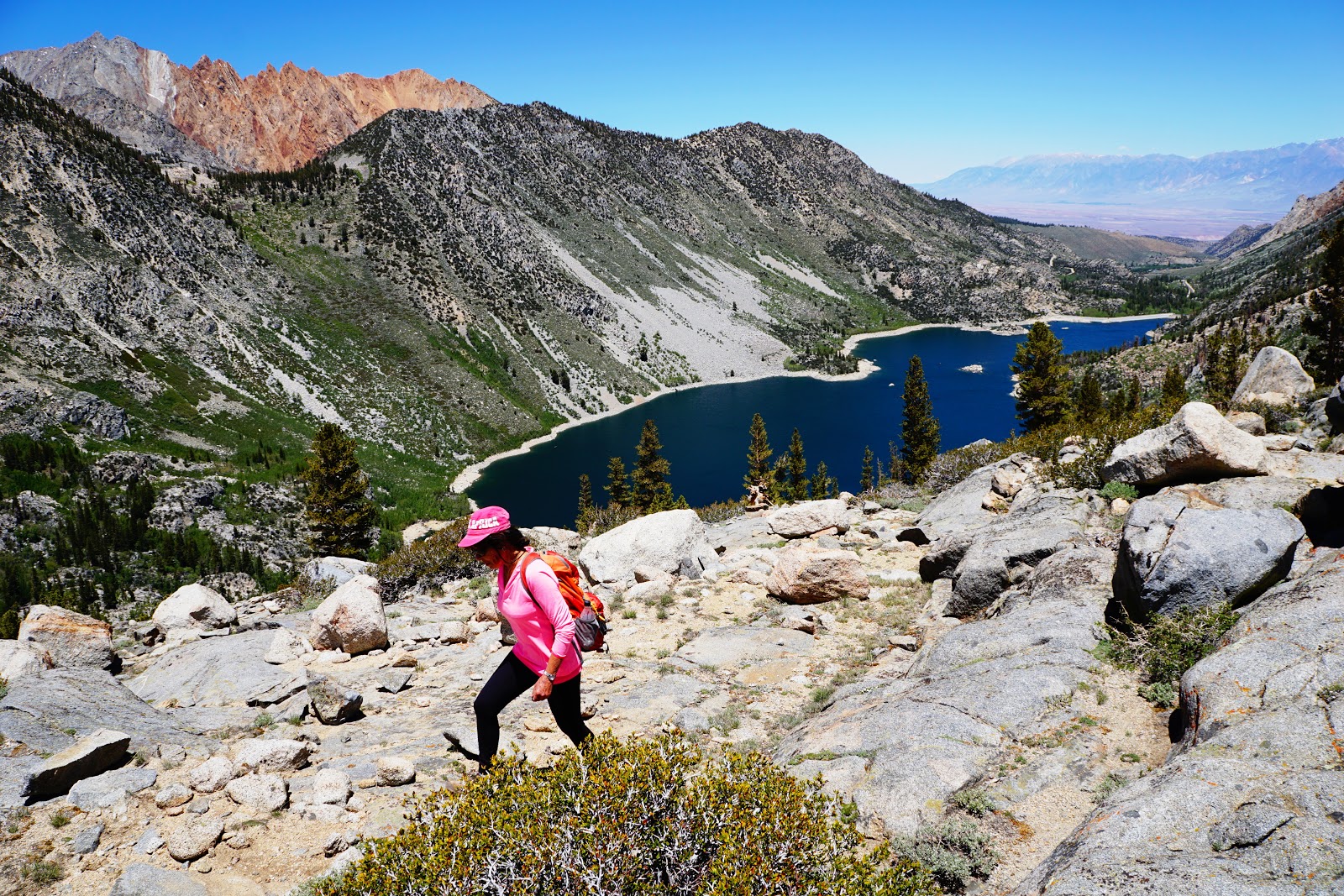 Lazarow World-Hike-About: 46.01 Eastern Sierra: Sabrina Basin to Blue ...