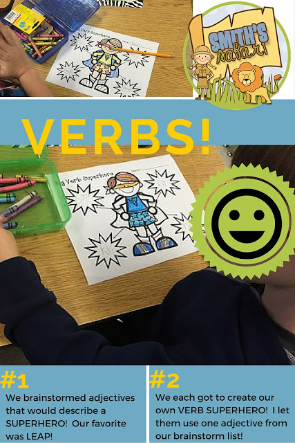 Smith's Safari... Adventures in Teaching!: Verbs, Place Value, and Writing!