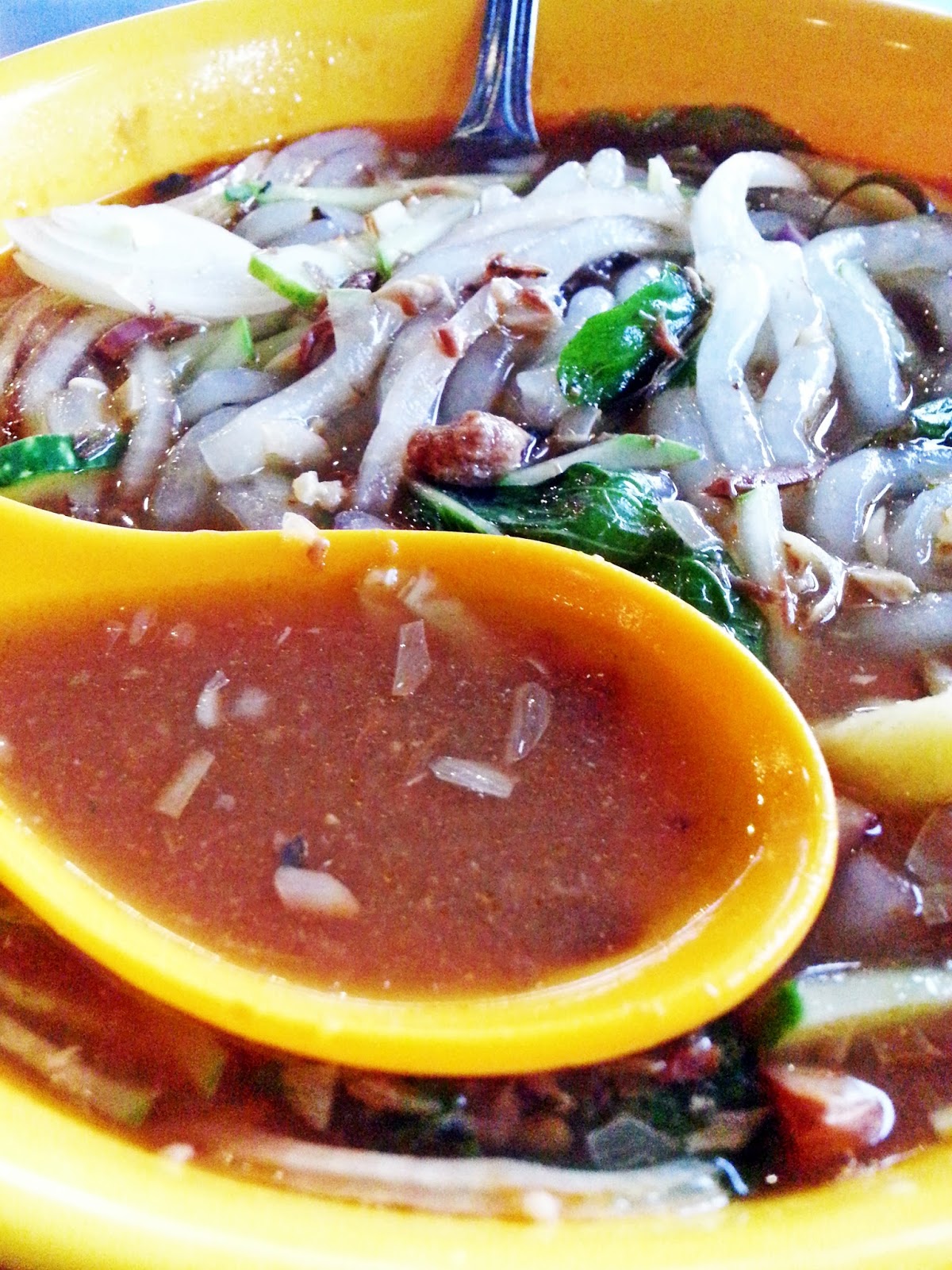 Venoth's Culinary Adventures: Asam Laksa Stall In China Town Foodcourt ...