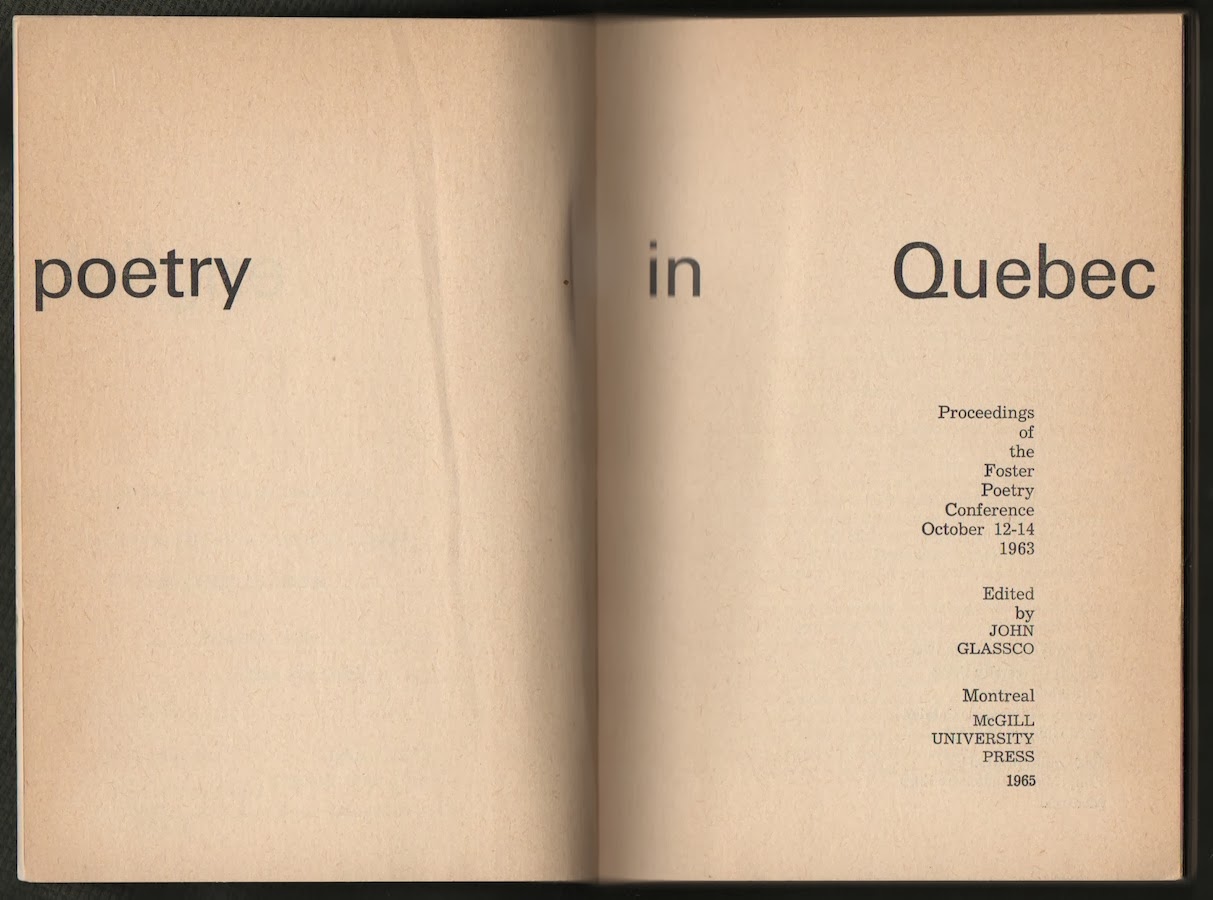 John Glassco - A Gentleman of Pleasure: The Foster Poetry Conference at ...