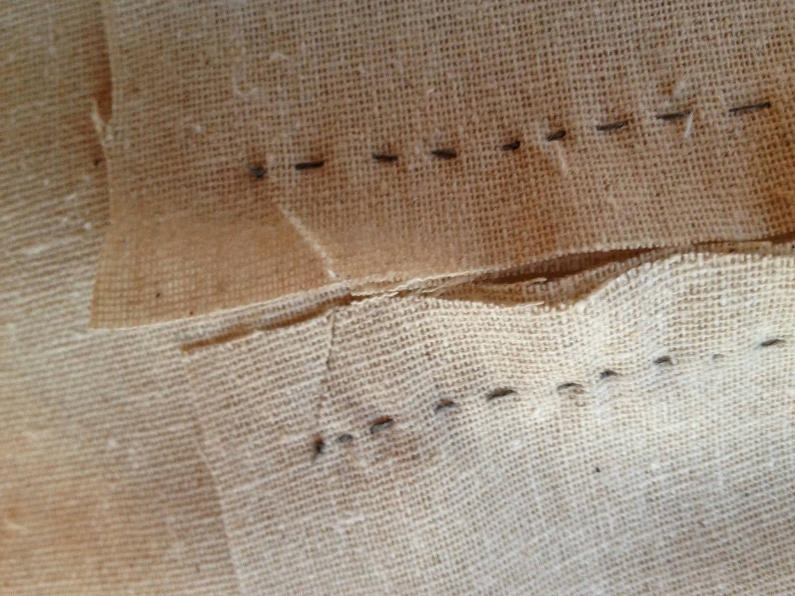 A Felling Stitch: Welt Pocket Construction