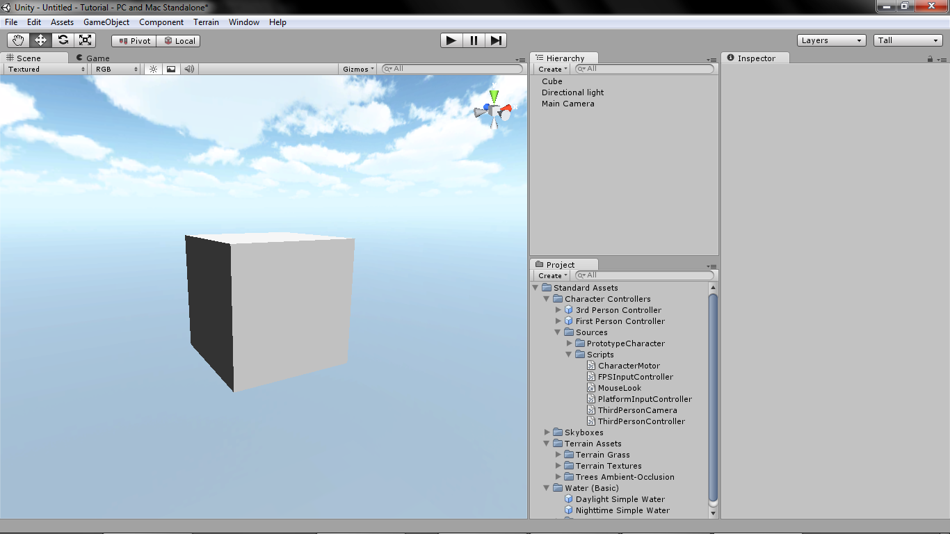 Mengenal Interface Unity3d - UnitySTEAM