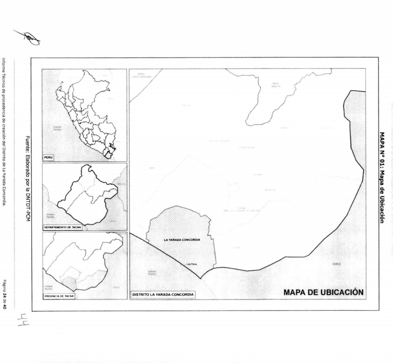 Proyecto de Ley: Distrito LA YARADA LOS PALOS ~ Es mi Perú