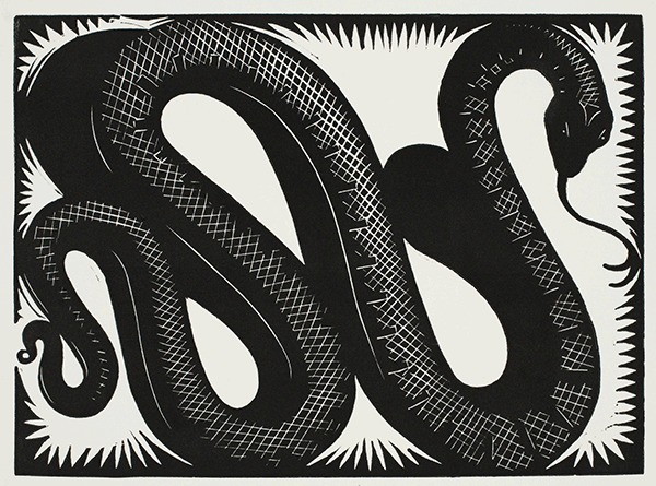 Black and White: Lino Prints by Harris