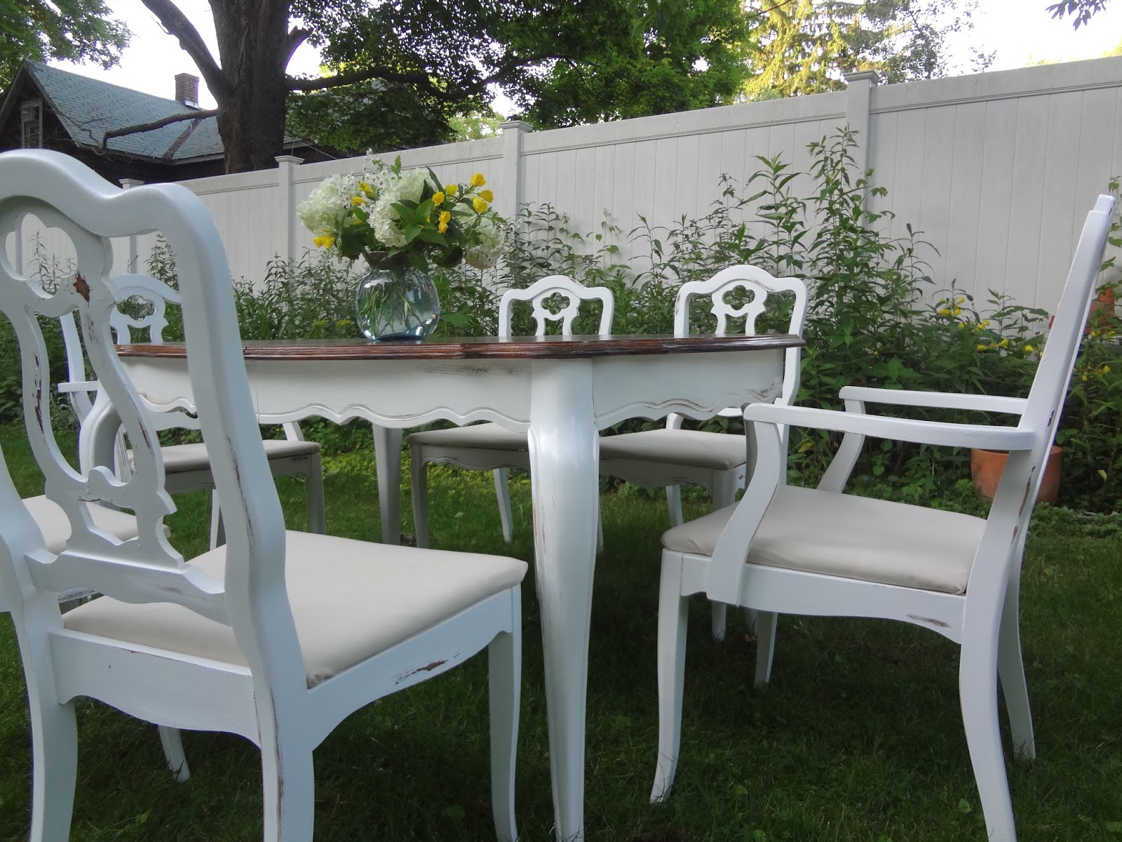 Heir and Space: A Vintage Cherry Dining Set