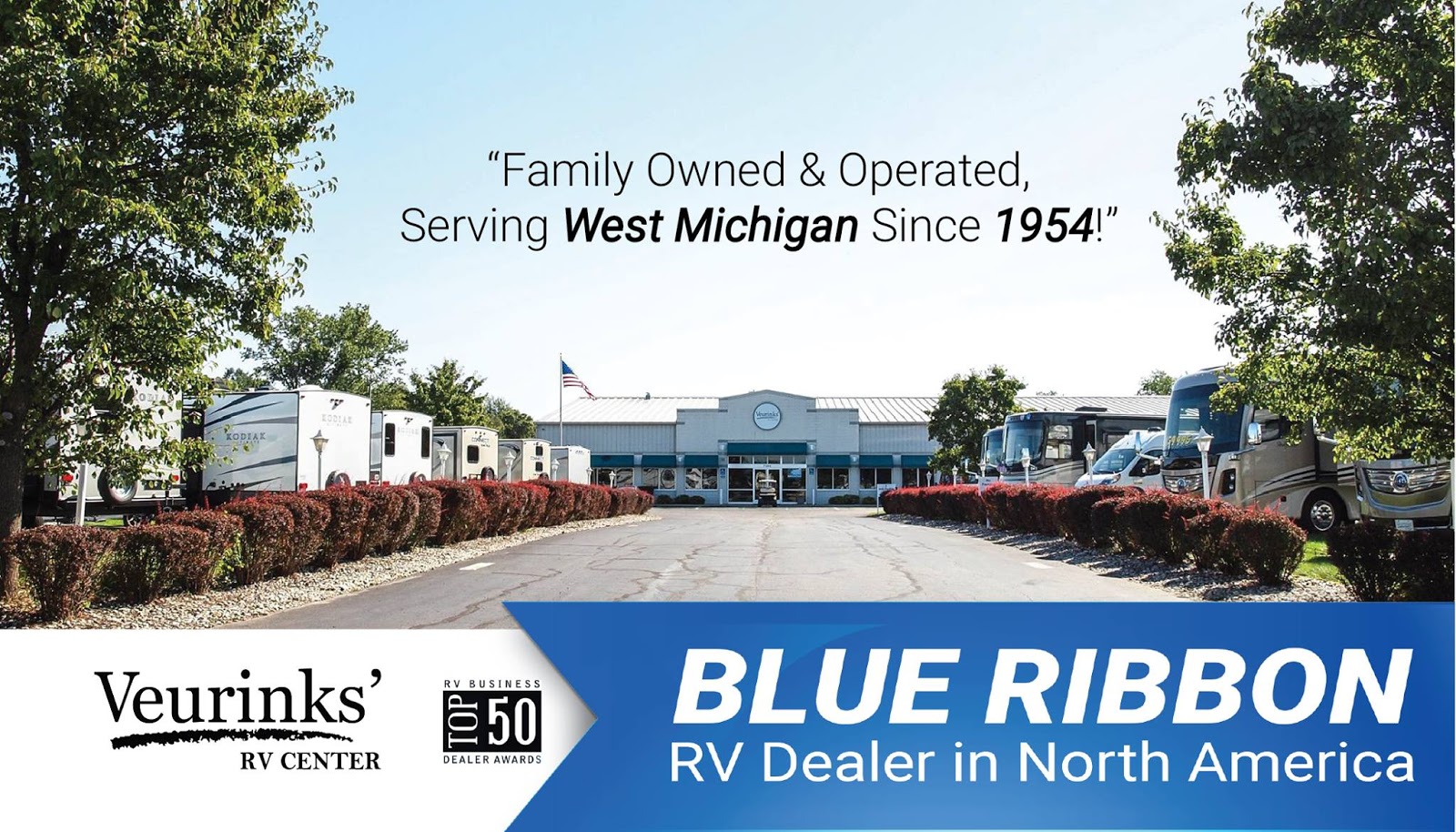 RV Business Blue Ribbon Top 5 RV Dealer | Veurinks' RV Center - Veurink ...